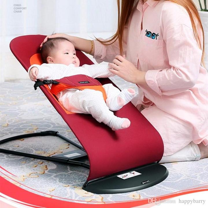 Baby Bouncer Chair Folding Soft Seat Safety Automatic Rocking Feel ...
