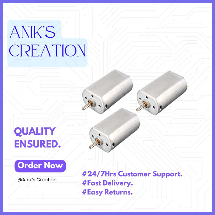 180 High Speed Motor For RC Projects DC (3-6)V Normal Quality | Daraz ...