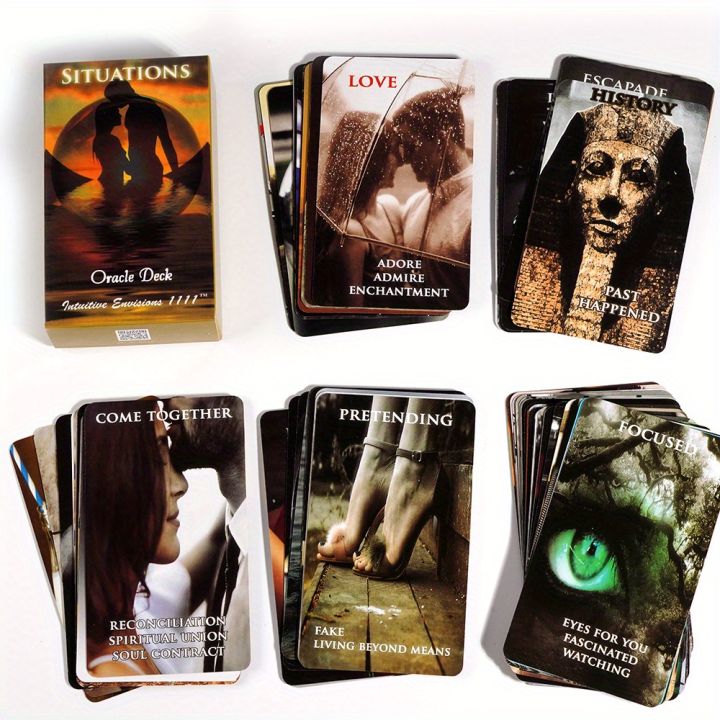 NovaNest Situations Oracle Deck Cards Tarot Cards Party Board Game Fate ...