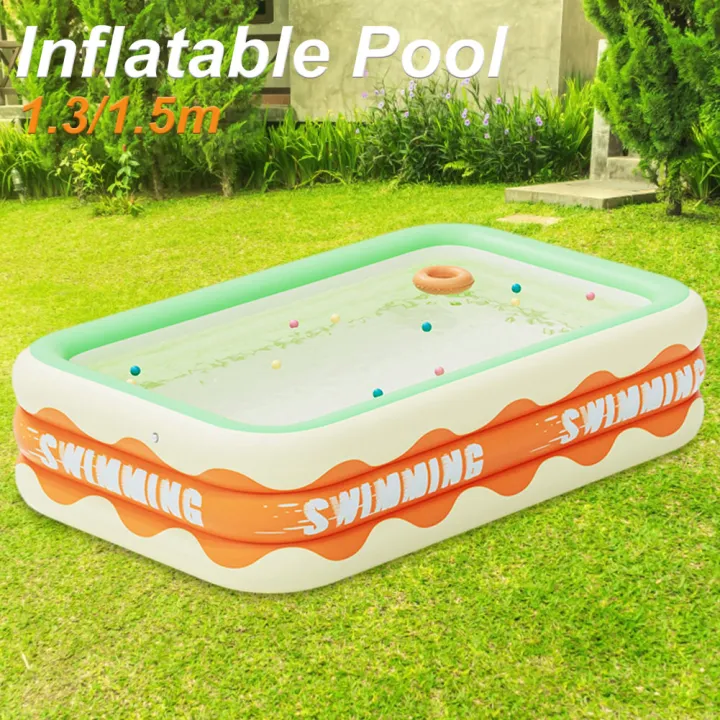 Inflatable Swimming Pool UV-resistant Rectangular Swimming Pool ...