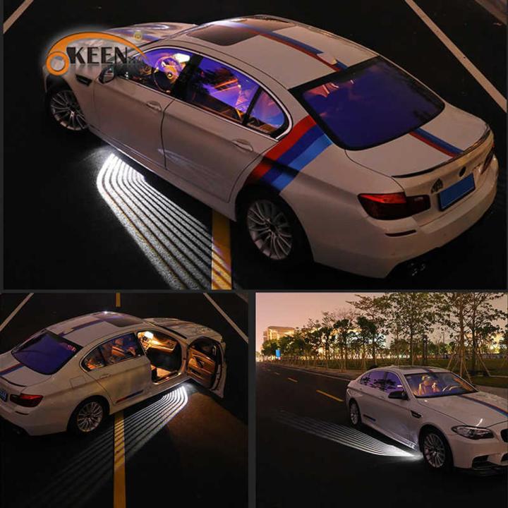 Car Angel Wings LED Welcome Lights Car Door Courtesy Projector Light ...