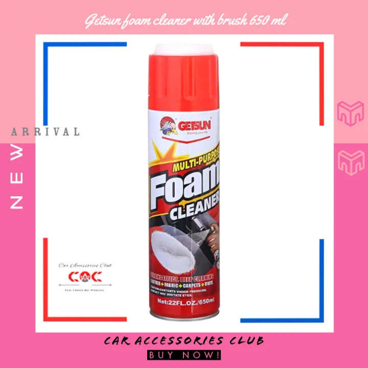Getsun foam cleaner with brush 650 ml | Daraz.com.bd