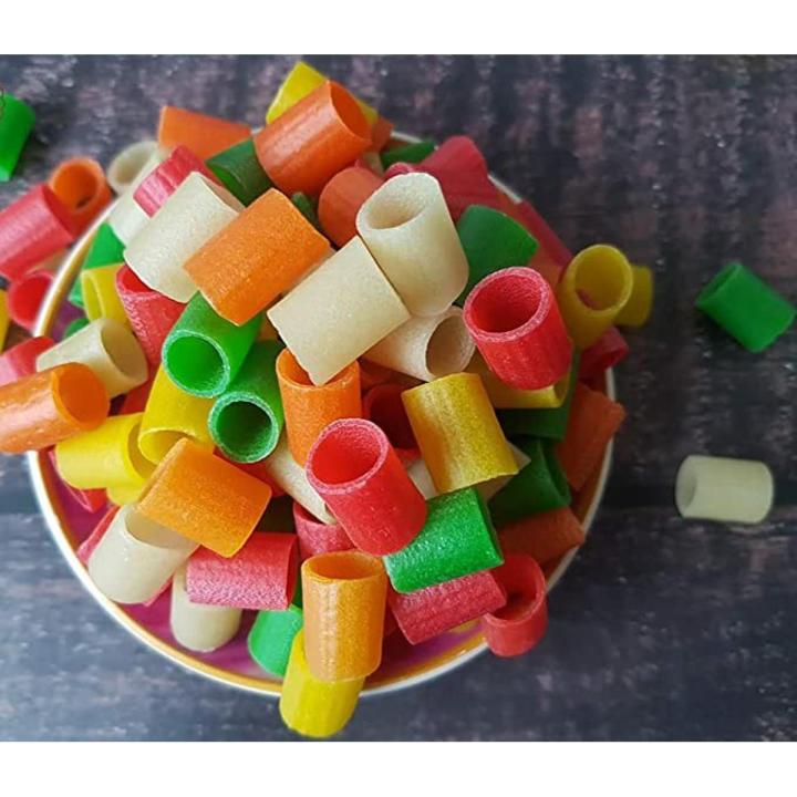 Ready to fry Pipe Shape Chips Fryums/ Crunchy Papad / Chips / Snacks ...