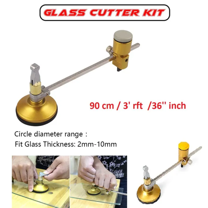 1 pcs 90 CM Heavy-duty Circular Glass Cutter with Suction Cup. | Daraz ...