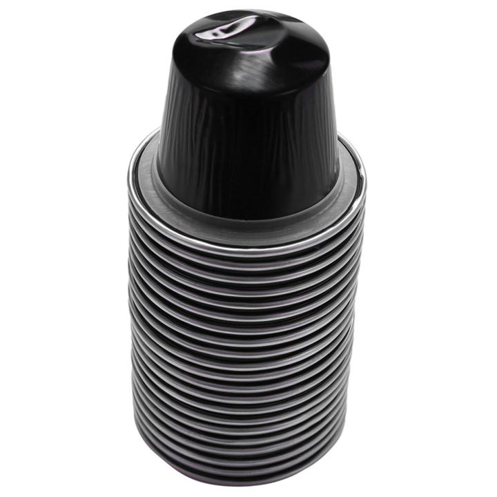 300 Sets Refillable Coffee Capsule Cup Disposable Nespresso Pod for ...