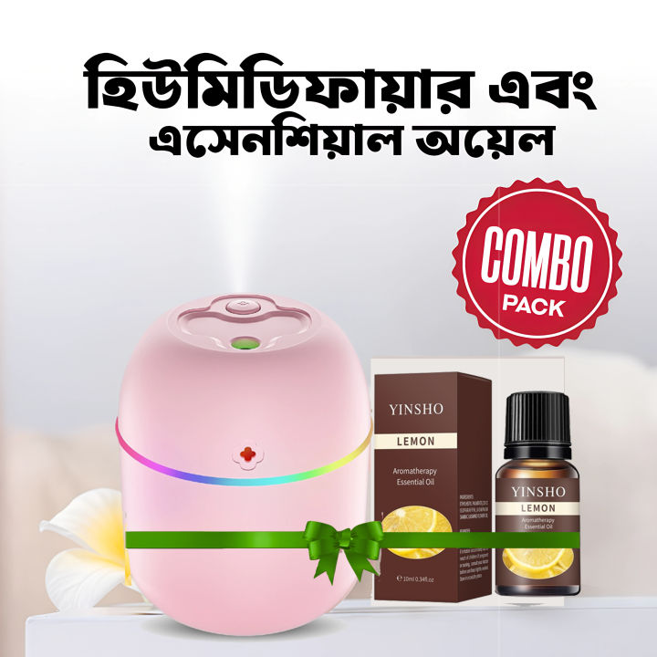 Portable USB Mini Air Humidifier and Mist Diffuser – Ultra-Quiet and ...