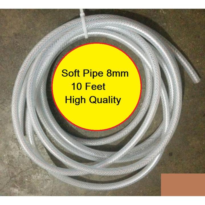 10Feet- 10mm Flexible SOFT PIPES Nylon 10mm Transparent PVC High ...