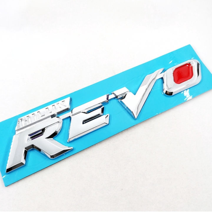 1 X ABS Chrome HILUX REVO Logo Car Auto Emblem Badge Sticker Decal ...