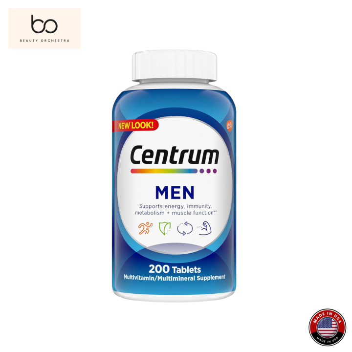 Centrum Men's Multivitamin – 200 Tablets | Daraz.com.bd