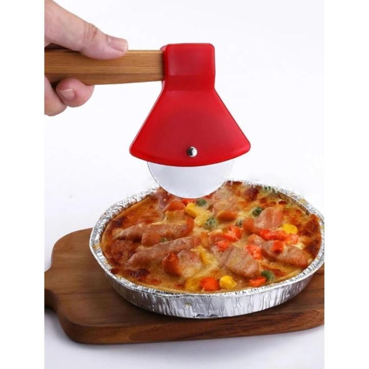 Stainless Steel Round Pizza Cutter | Daraz.com.bd