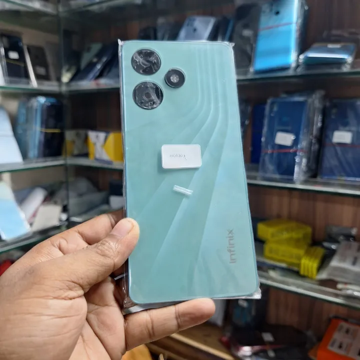 For infinix hot 30 iPhone Battery Back Cover Backshell Glass Battery ...