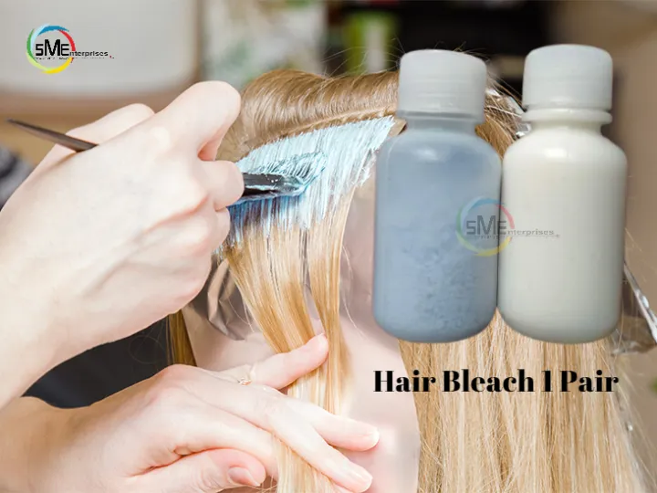 Hair Bleach KiT ready to make the bleach mixture 2 in 1 =1 pair | Daraz ...