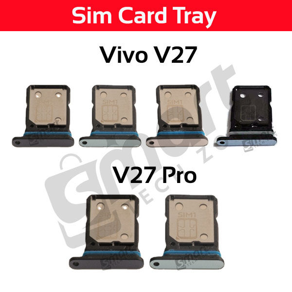 Vivo V27 / V27 Pro Sim Tray Micro SD Card Slot with Sim Ejector Pin ...