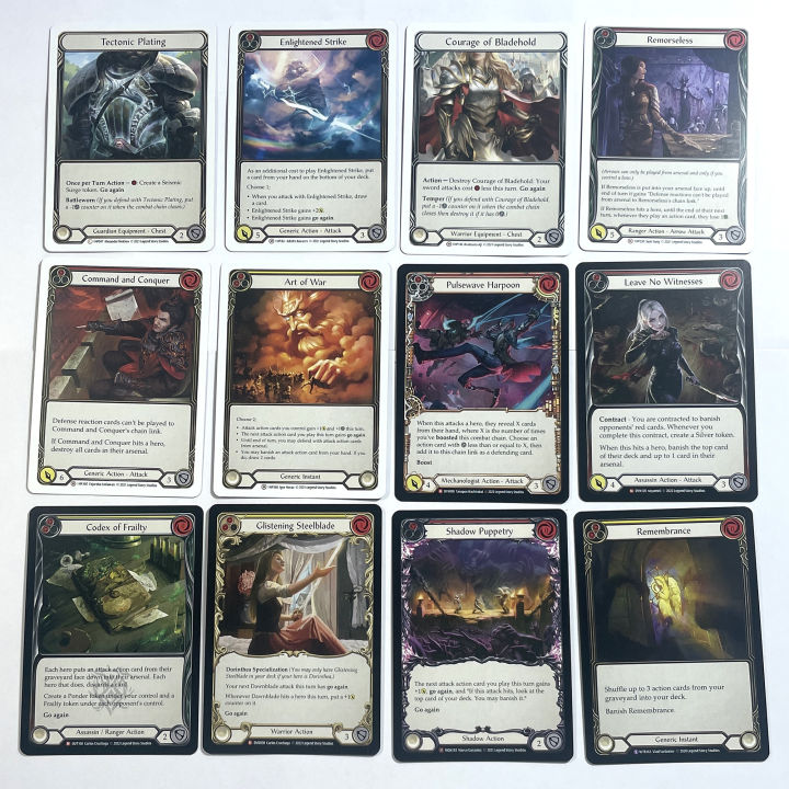 FAB PROXY Normal Regular Flesh and Blood Proxy TCG Game Cards Crown of ...