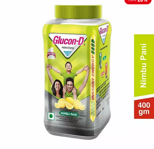 Glucon D Instant Energy Health Drink Nimbu Pani Jar 400g | Daraz.com.bd