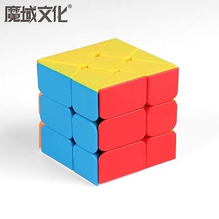 MoFang JiaoShi Meilong Windmill Cube 3x3 Speed Rubik's Cube Stickerless ...