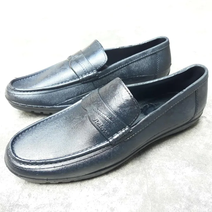 Rubber Mixed Water Proof Slip On Loafer Shoes for Men Excellent Look ...