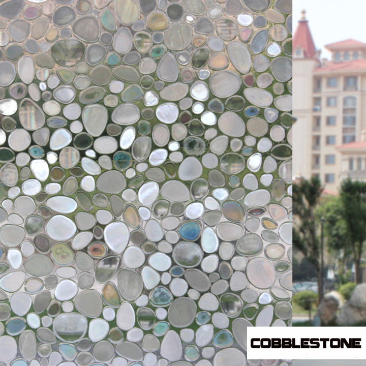 90x100cm Removable Window Glass Sticker Film 0.9X1M 3D Glue-free ...