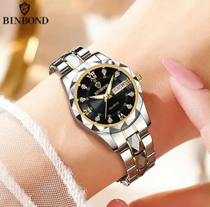 BINBONG Fashion Women Watches Luxury Ladies Quartz Watch Waterproof ...