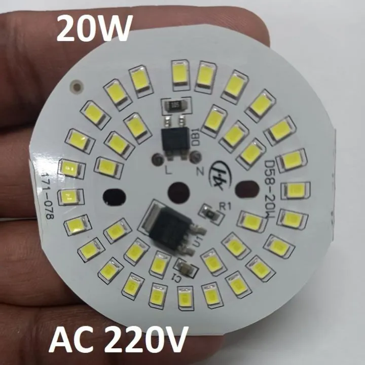 Big Size- 20 Watt WHITE Color Ultra Bright White 20W Input AC 220V ...
