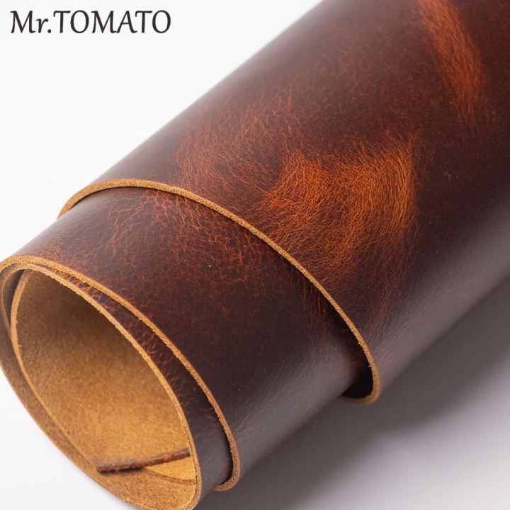 Cowhide cow leather thick genuine leather wax hard First Layer Tanned ...
