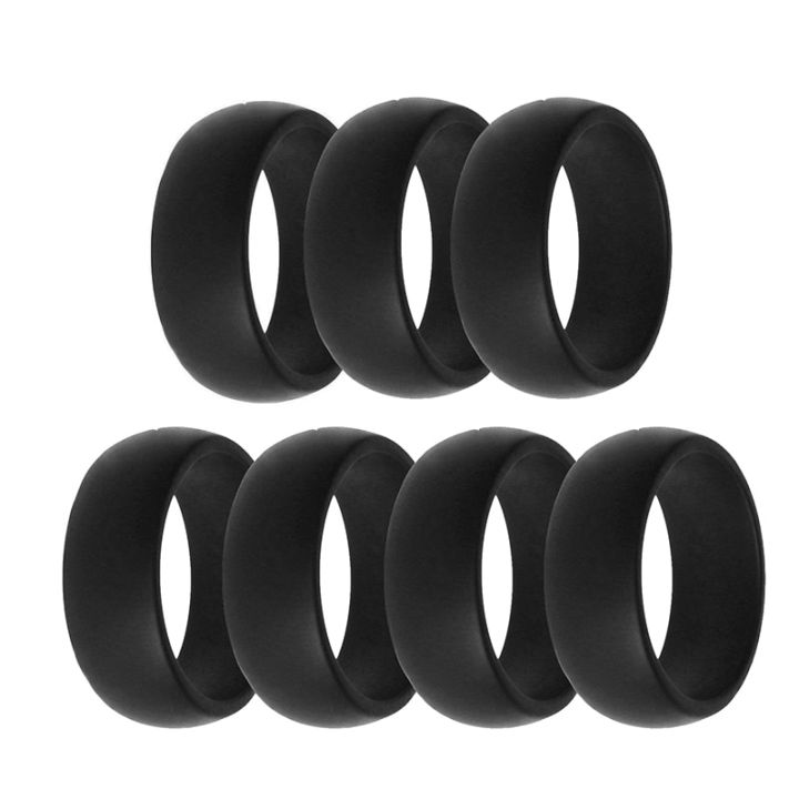 New Men Silicone Rubber Wedding Rings High Quality Finger Rings For Men ...