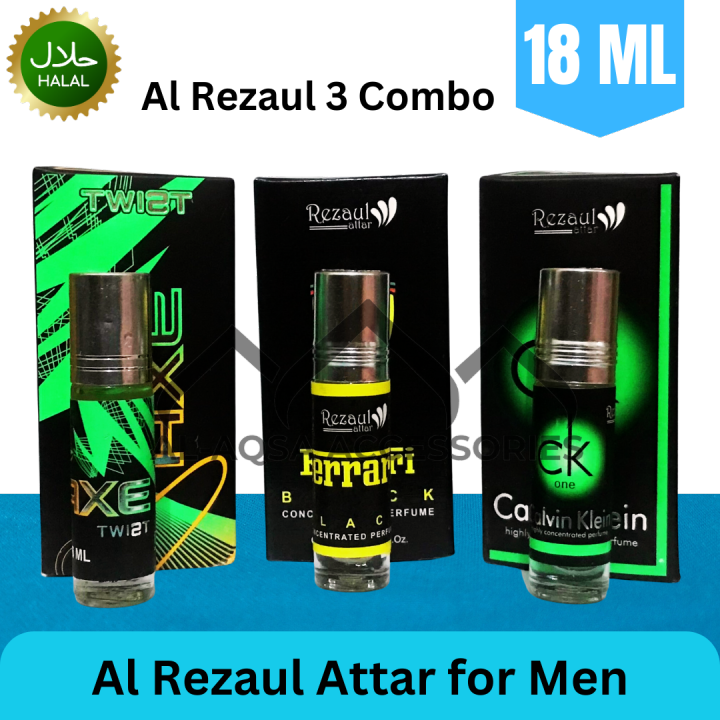 AX_Ferarri_Ck_one Combo attar for men Total 18 ML | Daraz.com.bd