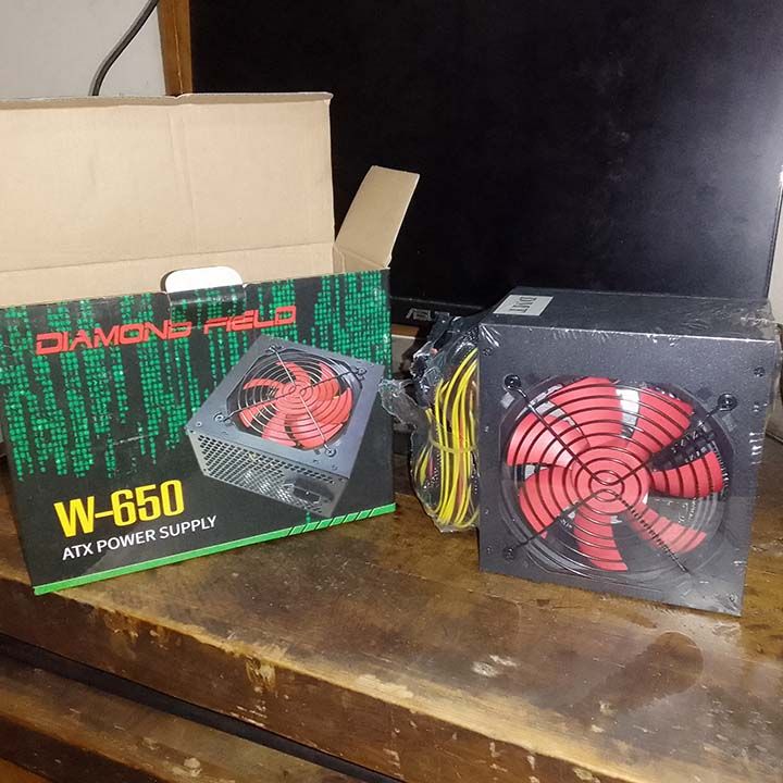 Diamond Field Desktop Power Supply W-650 ATX | Daraz.com.bd