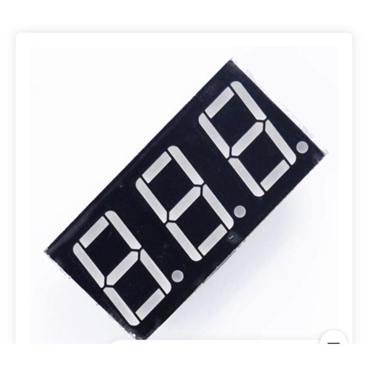 7 Segment Display (CC)- 3 Digit | Daraz.com.bd