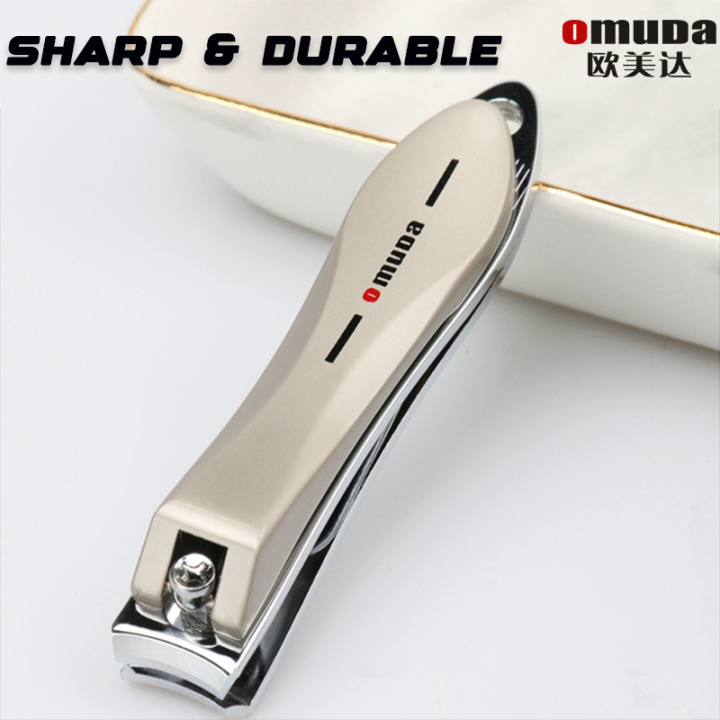 OMUDA Smart Sharp Stainless Steel Nail Clipper Fingernail Large A3094 1 Piece | Daraz.com.bd