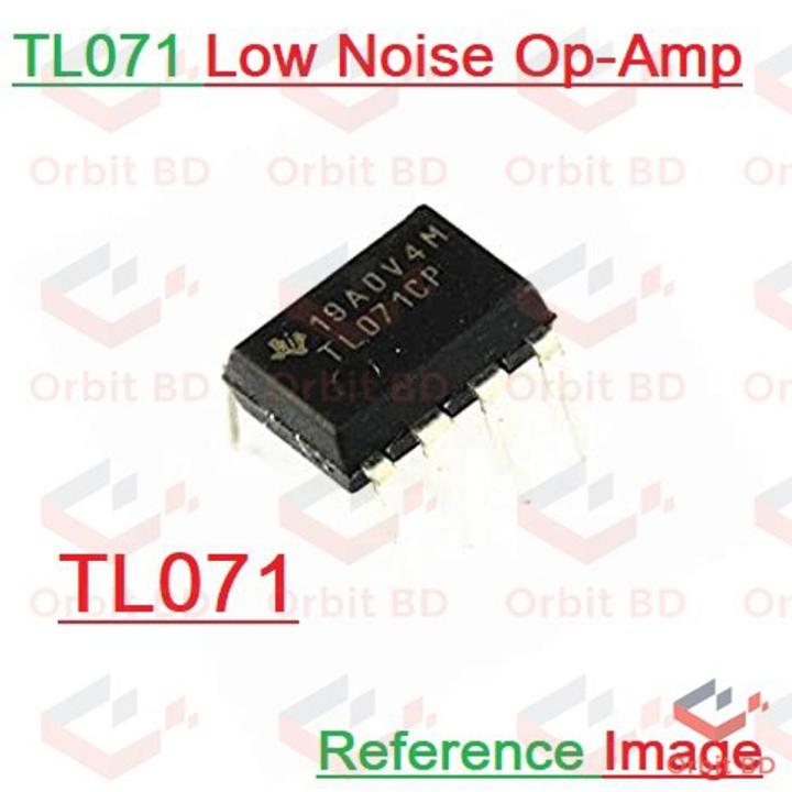 TL071CP TL071 Low Noise JFET Dual Input Operational Amplifier OPAM Breadboard Friendly IC DIP 8 ...