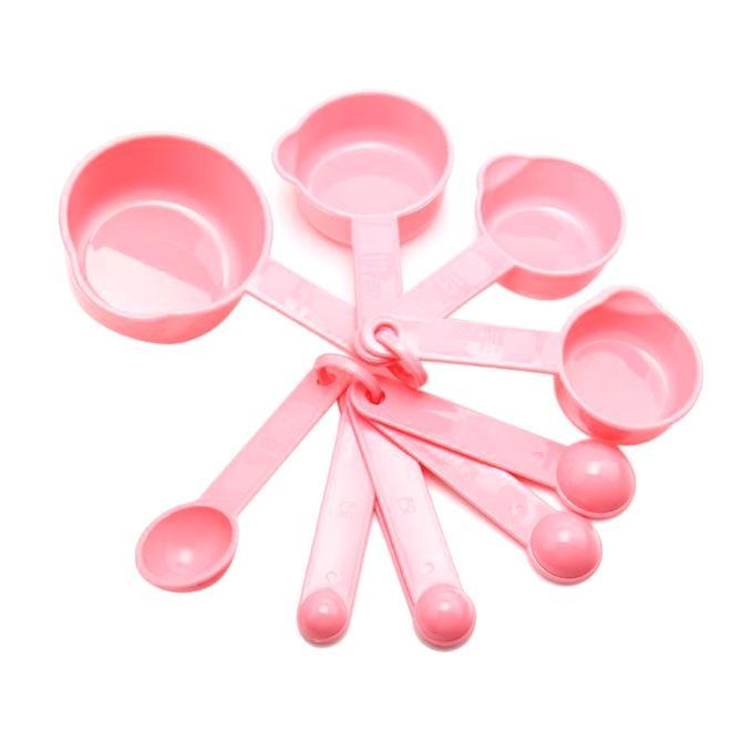 Measuring Spoon Cup Set - Pink | Daraz.com.bd