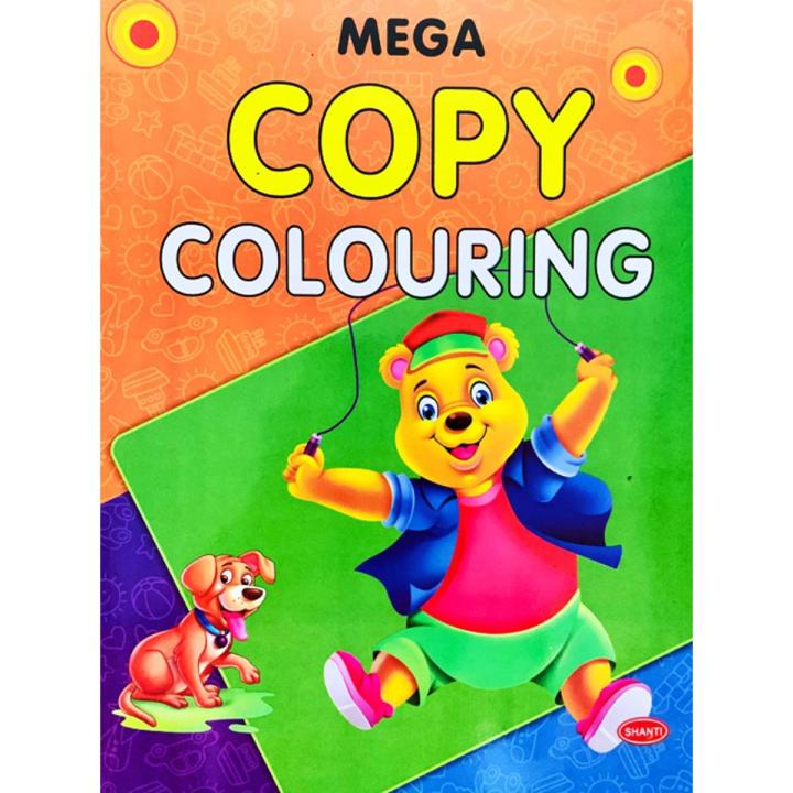 Mega Cartoon Colouring - Colouring Book | Daraz.com.bd