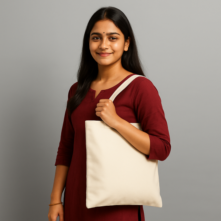 Premium Canvas Tote Bag – Minimalist Everyday Essential Enhance your ...
