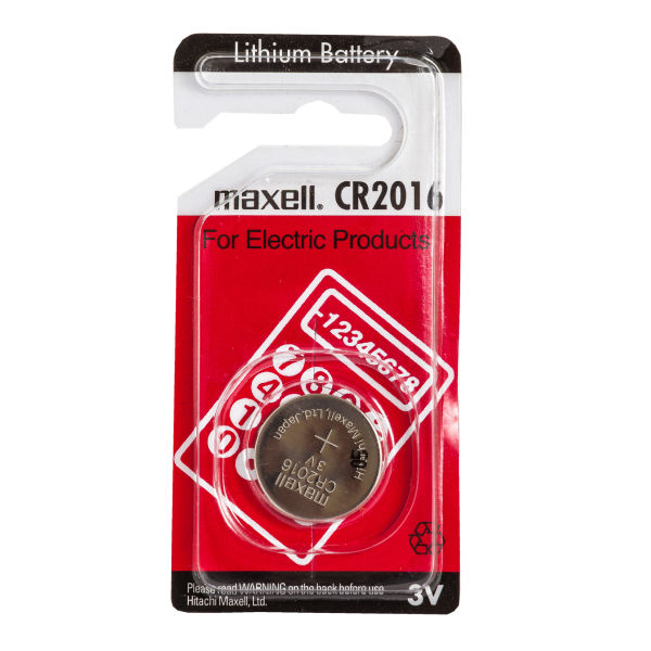 CR2016 3 Volt Lithium Coin Battery for watches, calculators, and car ...