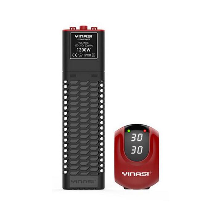 Aquarium Heater Submersible Fish Tank Water Thermostat Adjustable PTC ...