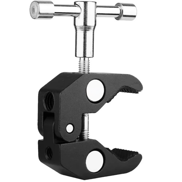 Metal Super Clamp with Magic Arm Clamp with 1/4" 3/8" Hole for DSLR ...