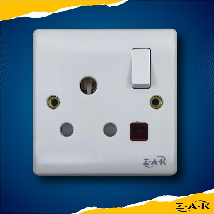 3 Pin Round Socket /15A Socket /Ac Socket (Business Series) - Remote Control Switch | Daraz.com.bd