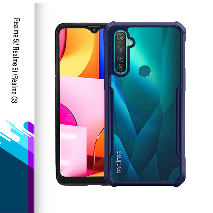 For Realme 5i /6i /C3 - ABZ Transparent Silica Gel Matte ShockProof ...