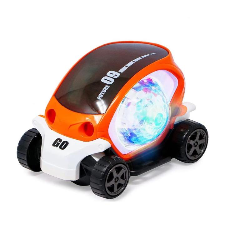 09 Future Car Rotate 360° with Flashing Light & Music 3D Electric Toy ...