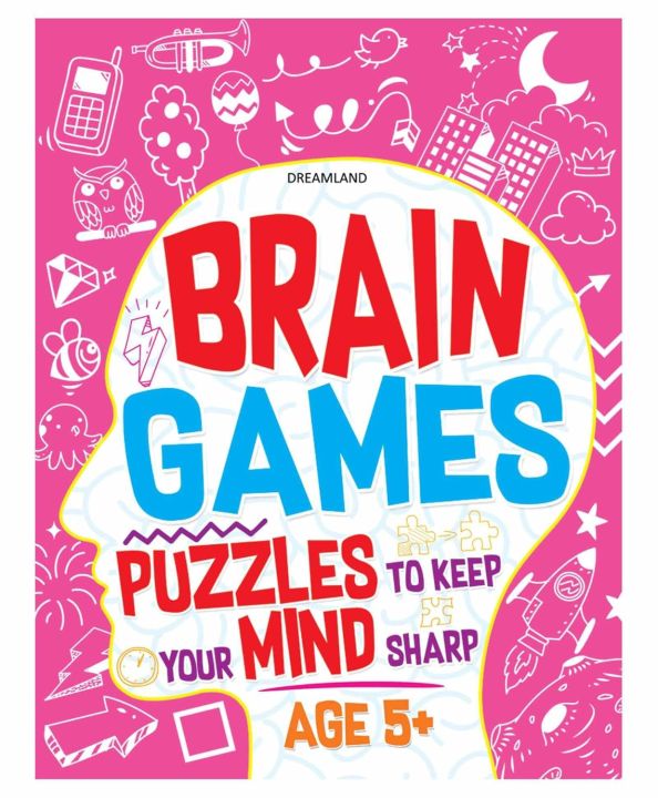 Brain Games Book For Age 5+ - Puzzles To Keep Your Mind Sharp | Daraz ...