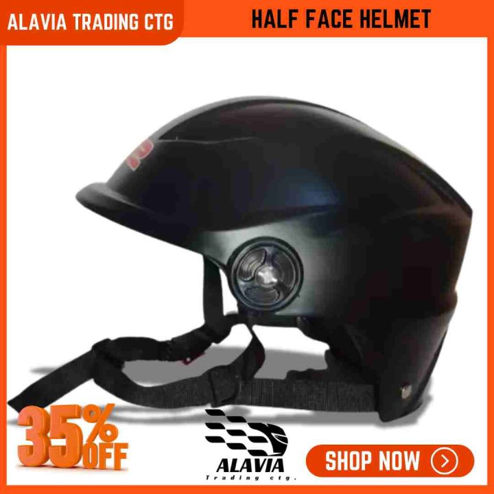 SMS Pelion Half Face Bike Helmet – Stylish Cap Style Open Face Helmet ...