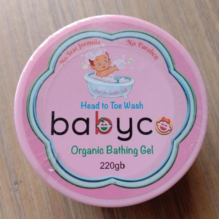 No tear 220 gm babyco organic bathing gel for babies head to toe wash ...
