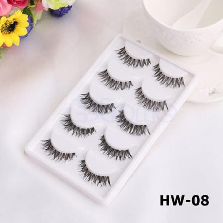 Exclusive red cherry False Eyelashes 5 pairs set Model 022 | Daraz.com.bd