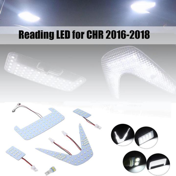 for Toyota C-HR CHR LED Interior Reading Lights White LED Roof Light 102 LEDs 6000K Interior ...