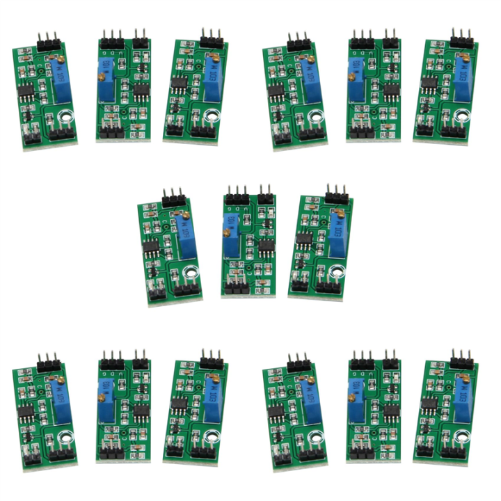 15Pcs LM393 3.5-24V Voltage Comparator Module with LED Indicator High ...