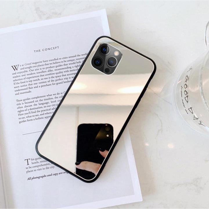 Casinglee For iPhone 13 Pro Back Cover Luxury Plating Clear View Makeup ...