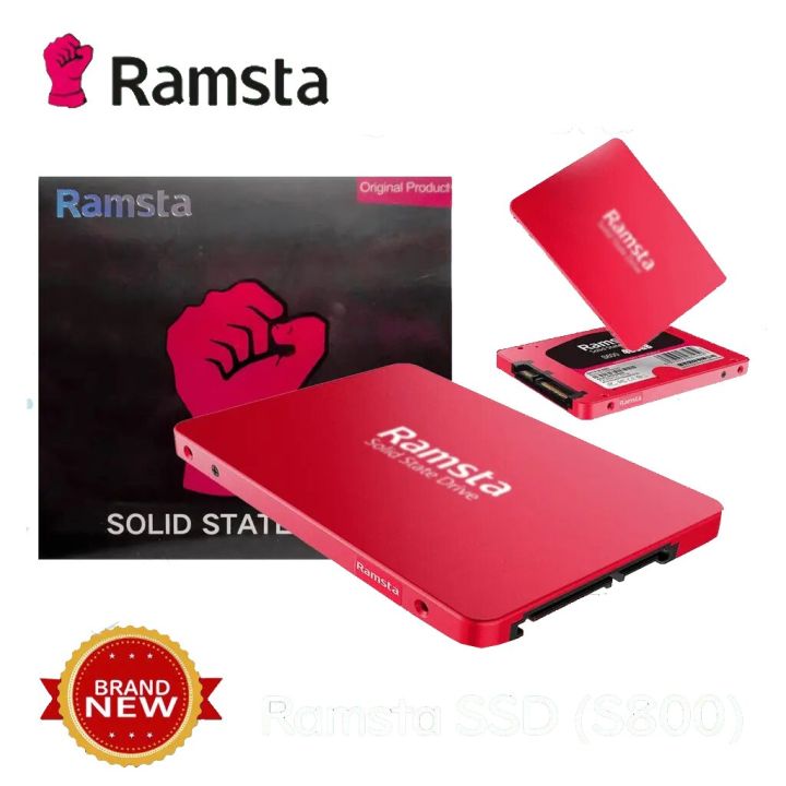 RAMSTA 120GB SSD Model S800 2.5" SATA3 All Computer & Laptop Supported ...