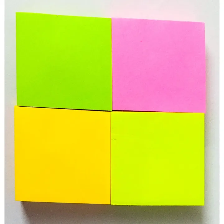 Sticky Note 4 Colour (3x3 inch) - 100 sheet | Daraz.com.bd