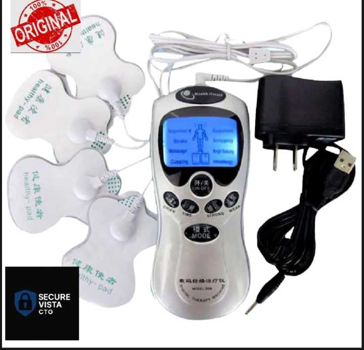 Digital Therapy Machine - 4 pad [ lighting ] Electric Massager | Daraz ...